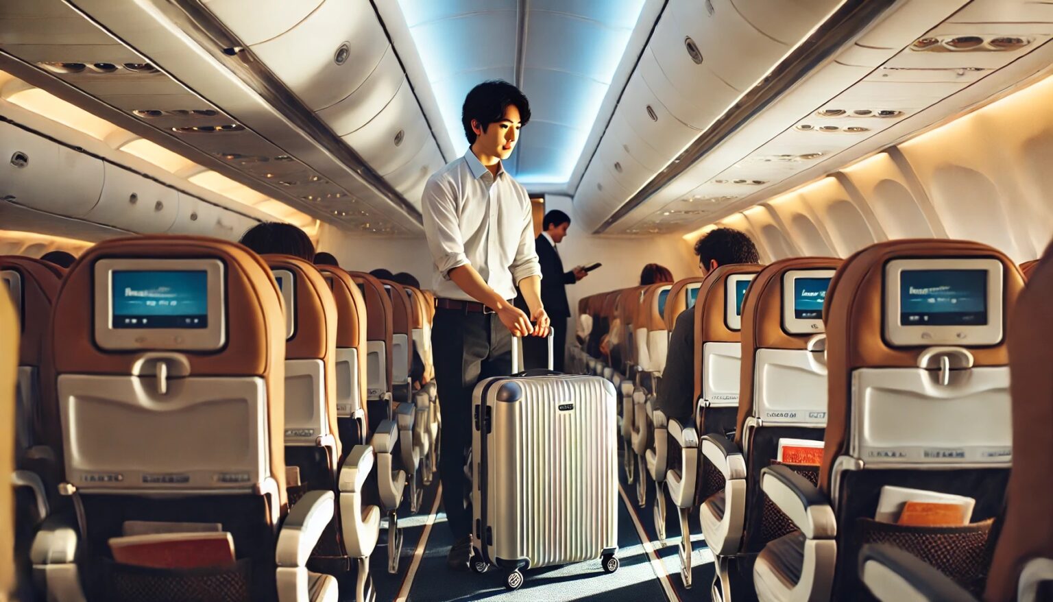 飛行機の座席下に置くスーツケース対応サイズと注意点【ANA・JAL・LCC】